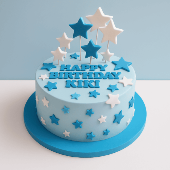 Order Star-Themed Birthday Cake Online | Yummycake