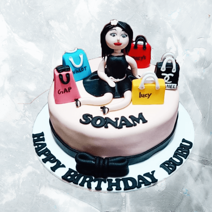 Shop The Best Shopping Theme Cake For Girl Yummycake