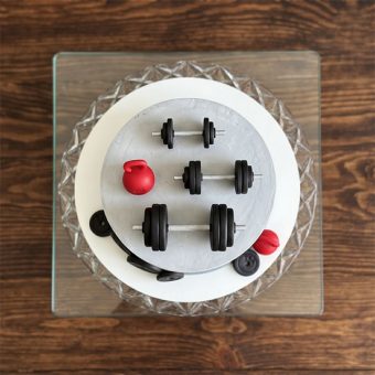 Buy Dumbbell Fitness Birthday Cake | YummyCake